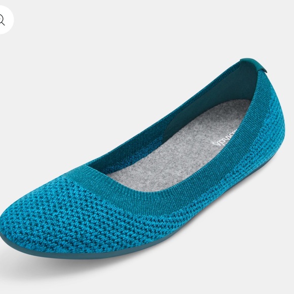 allbirds | Shoes | Allbirds Women Tree Breezers Flats In Caribbean Teal ...